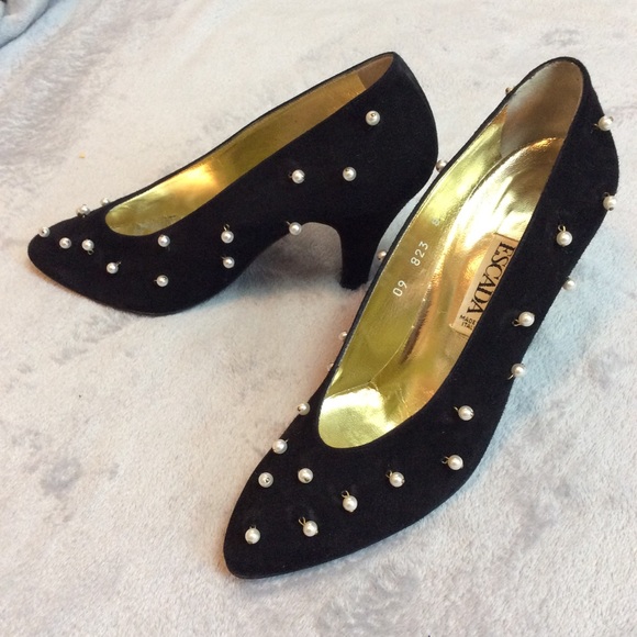Escada | Shoes | Escada Pearl Heels 8 | Poshmark